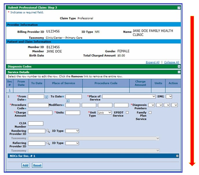 Provider Web Portal Quick Guide - Entering NDC Information on a Claim ...