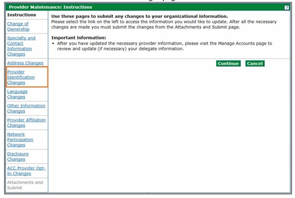 Provider Web Portal Quick Guide: Provider Maintenance - Update License ...